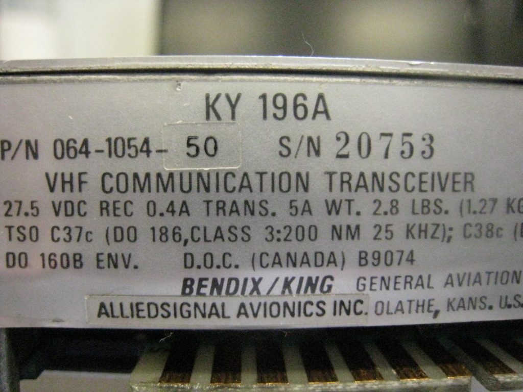 KY-196A – Park Rapids Avionics