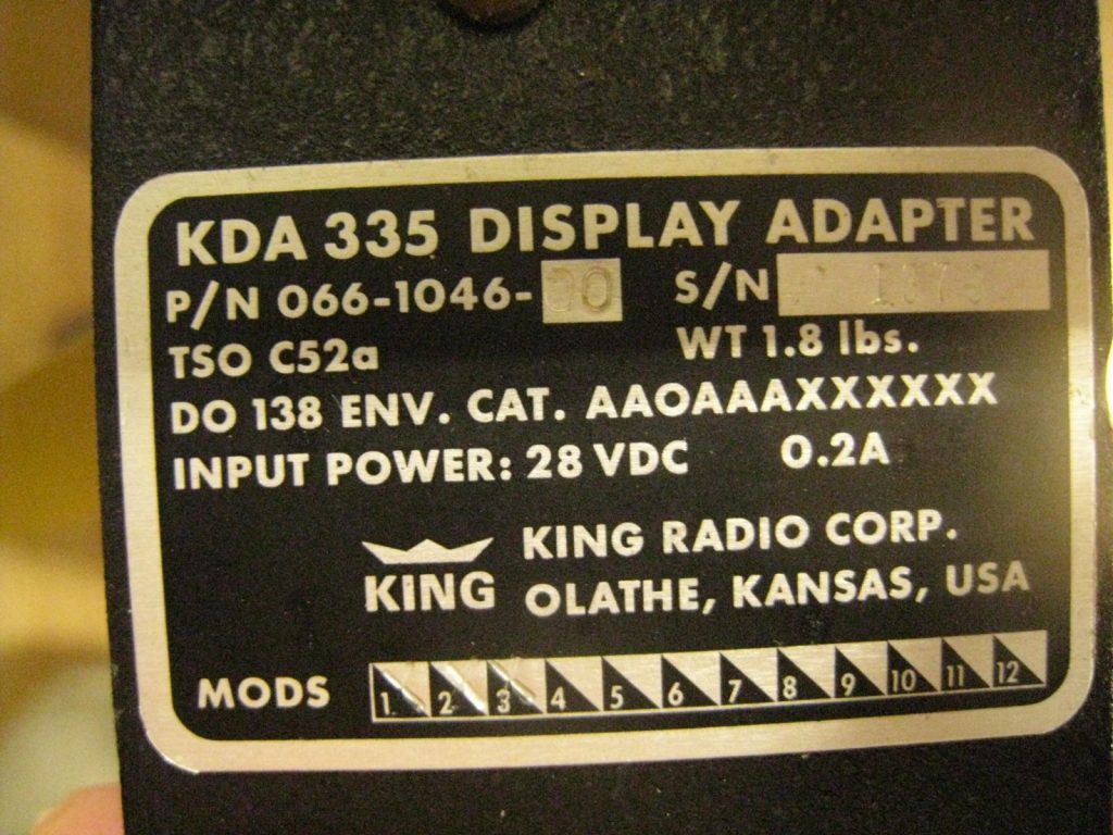 KDA-335 – Park Rapids Avionics