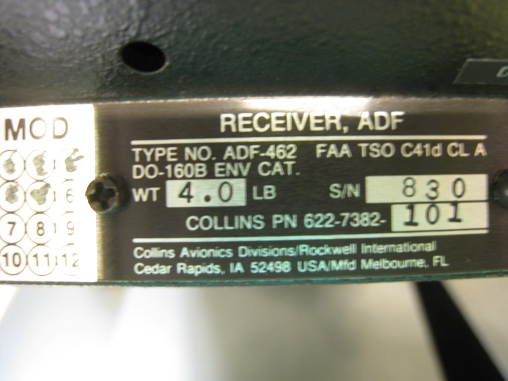ADF-462 – Park Rapids Avionics