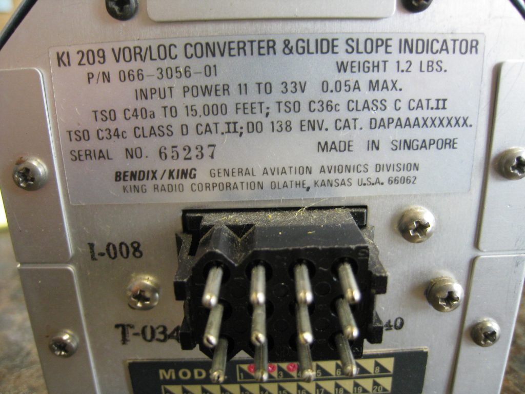 VOR/LOC/GS INDICATOR – Park Rapids Avionics
