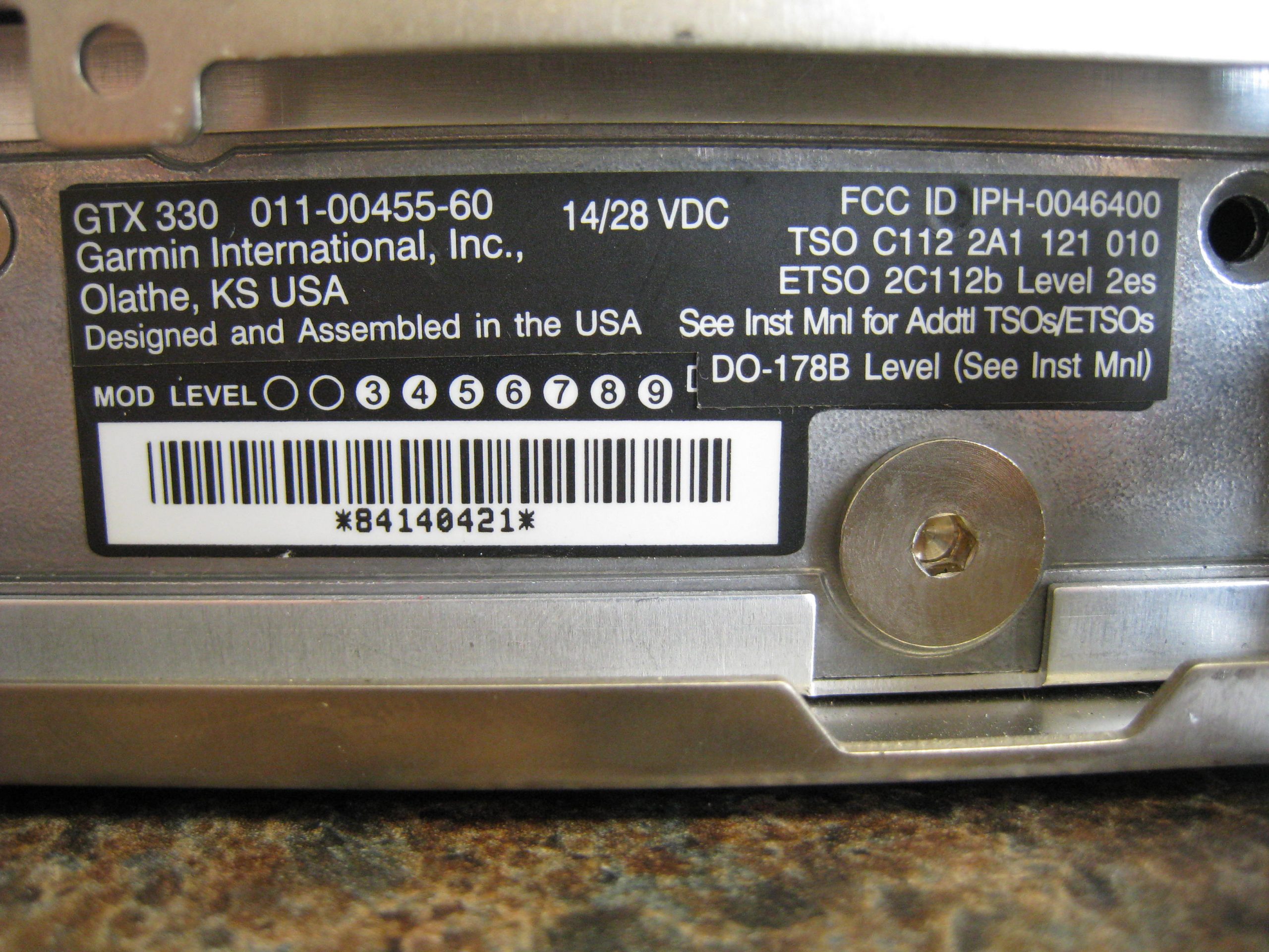 GTX-330ES – Park Rapids Avionics