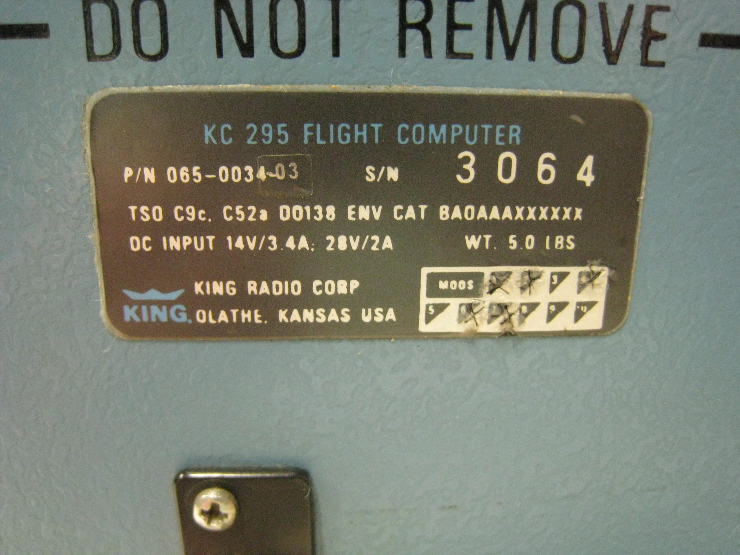 KC-295 – Park Rapids Avionics