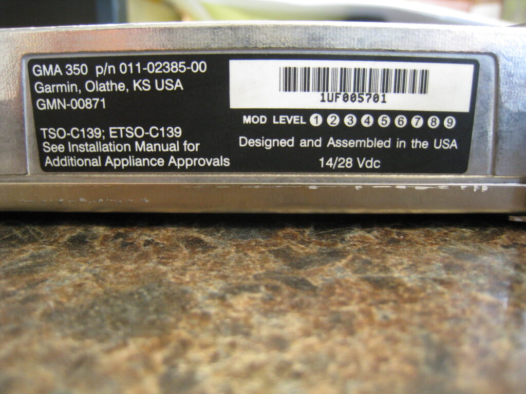 GMA-350 – Park Rapids Avionics