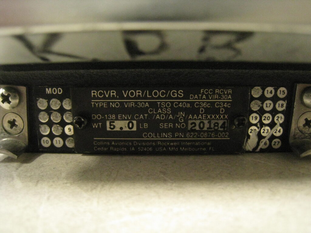 VOR/LOC/GS INDICATOR – Park Rapids Avionics
