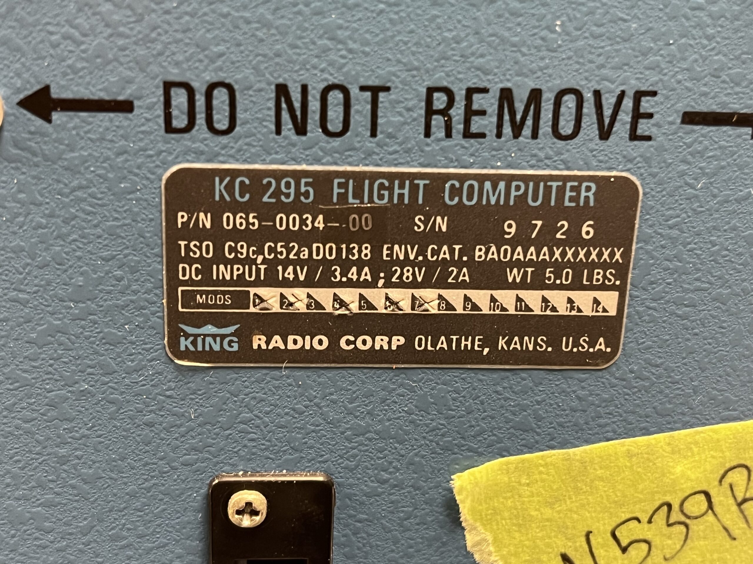 KC-295 – Park Rapids Avionics